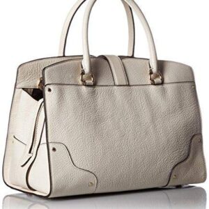 Coach Crossgrain Leather Mercer Satchel Purse - #F37167 - Chalk