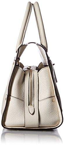 Coach Crossgrain Leather Mercer Satchel Purse - #F37167 - Chalk