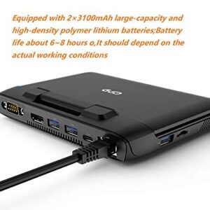 GPD MicroPC [Latest HW Update] 6" Handheld Industry Laptop Win 10 Pro 8GB RAM/256GB ROM Portable PC apply to communication, electric power, exploration, mining, archaeology, business services