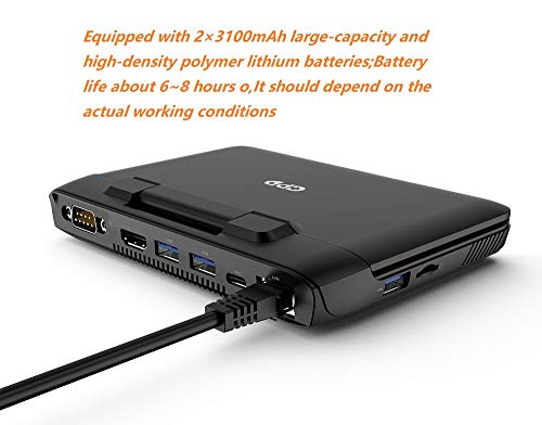 GPD MicroPC [Latest HW Update] 6" Handheld Industry Laptop Win 10 Pro 8GB RAM/256GB ROM Portable PC apply to communication, electric power, exploration, mining, archaeology, business services