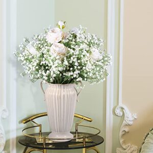 LYLYFAN 12 Pcs Babys Breath Artificial Flowers, Gypsophila Real Touch Flowers for Wedding Party Home Garden Decoration