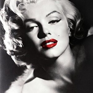 MIGHTYPRINT Marilyn Monroe – Red Lips – Durable 17” x 24" Wall Art – NOT Made of Paper – Officially Licensed Collectible