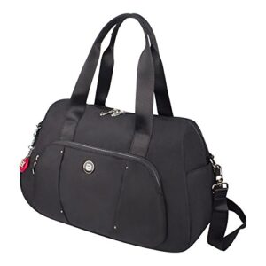 beside u toluca duffel satchel bag, city black