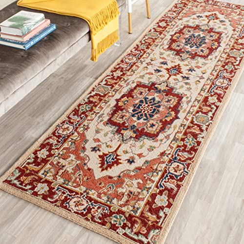 SAFAVIEH Chelsea Collection 3'9" x 5'9" Black / Natural HK709F Hand-Hooked French Country Wool Area Rug