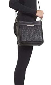 Gun Tote'n Mamas GTM Embroidered Lambskin Cross-Body Tactical Bag Accessories, Black