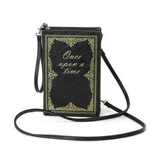 vintage hard bound story book clutch shoulder bag