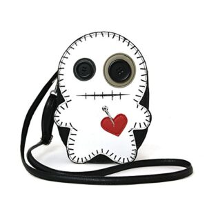 wondermolly stitched voodoo doll shoulder crossbody bag