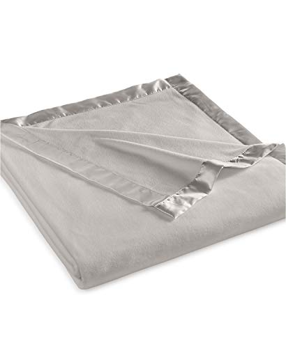 Martha Stewart Easy Care Soft Fleece Blanket (King, Gray)