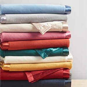 Martha Stewart Easy Care Soft Fleece Blanket (King, Gray)