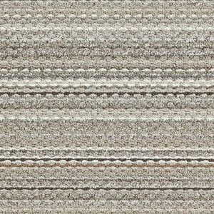 Garland Rug Carnival Stripe 7 ft. x 12 ft. Large Area Rug Random EarthTone