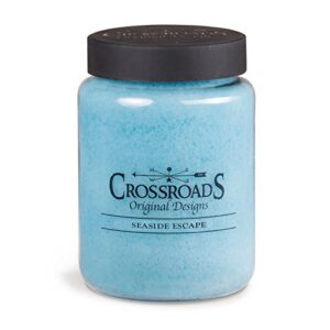 crossroads seaside escape scented 2-wick candle, 26 ounce