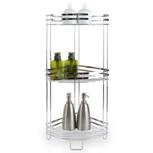 bino ‘lafayette’ chrome corner spa tower, 3-tier