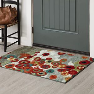 mohawk home tossed floral area rug, 2 ft 6 in x 3 ft 10 in, multi