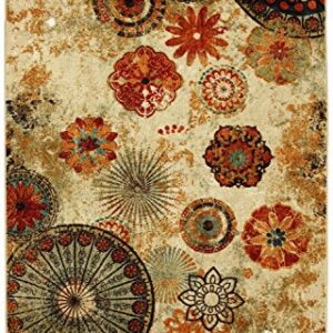 Mohawk Home Caravan Medallion Ornamental Accent Area Rug, 2'6"x3'10", Multi