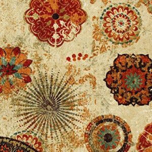 Mohawk Home Caravan Medallion Ornamental Accent Area Rug, 2'6"x3'10", Multi