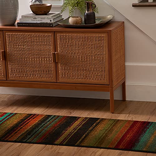 Mohawk Home New Wave Boho Stripe Runner Area Rug, 2'x5', Multi