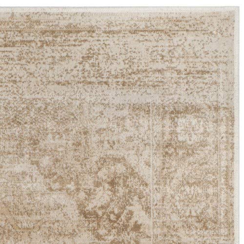 SAFAVIEH Vintage Collection 3'3" x 5'7" Stone VTG159 Oriental Traditional Distressed Premium Viscose Area Rug