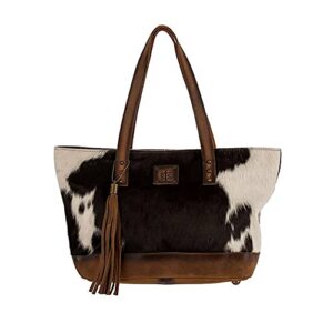 sts ranchwear women’s western classic cowhide tote handbag, multicolored