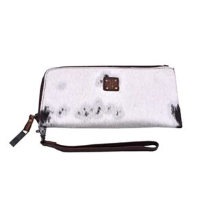 sts ranchwear western leather classic cowhide clutch