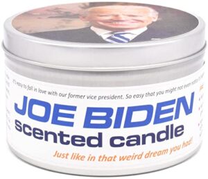 jd and kate industries joe biden scented candle | hand-poured in 16 oz tin | orange sports drink scent