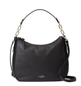 kate spade new york mulberry street vivian hobo purse (black), medium