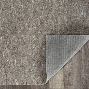 Linon PAD-UL04810 Underlay-Premier Plush & Multi Grey, 8 x 10