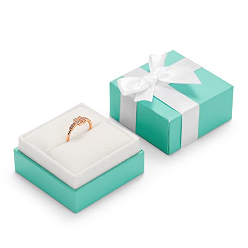 Oirlv Velvet Ring Box Bow-knot Wedding Jewelry Packaging Gift Box Showcase Display