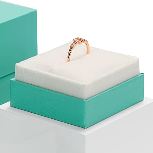 Oirlv Velvet Ring Box Bow-knot Wedding Jewelry Packaging Gift Box Showcase Display