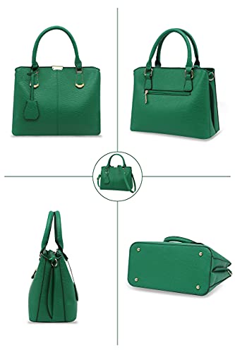 Pahajim Women Fashion Purses and Handbags Shoulder Tote Bags Top Handle Satchel for Women (green)