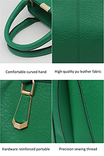 Pahajim Women Fashion Purses and Handbags Shoulder Tote Bags Top Handle Satchel for Women (green)