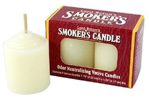 lord byron’s candles odor neutralizing eliminator 2 votives/box