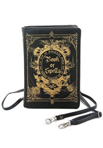 comeco halloween book of spells crossbody clutch bag (book of spells)