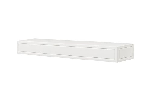 Pearl Mantels White Sarah Mantel Shelf, 72-Inch, Paint