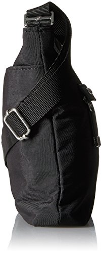 Baggallini womens All Around Crossbody, Black With Sand Lining, One Size