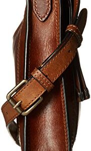 Frye womens Melissa Zip Crossbody Cross Body Handbag, Cognac, One Size US