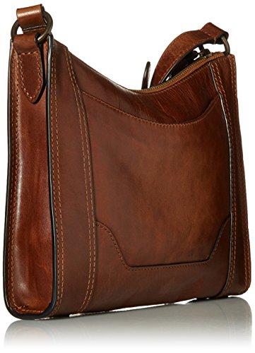 Frye womens Melissa Zip Crossbody Cross Body Handbag, Cognac, One Size US