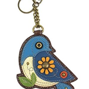 Chala Key Fob/Coin Purse - Blue Bird