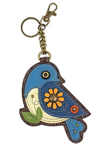 Chala Key Fob/Coin Purse - Blue Bird