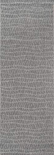 Novogratz Villa Collection Emilia Indoor/Outdoor Area Rug, 2'7" x 7'6" Runner, Grey