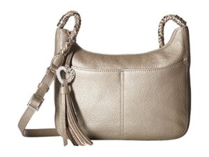 brighton baby barbados crossbody hobo zinc one size