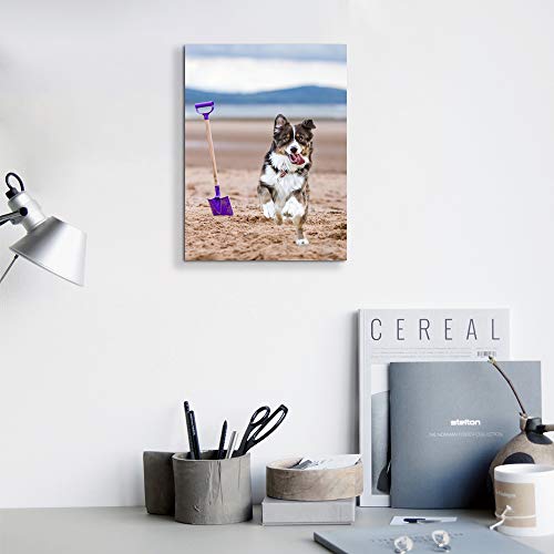 HIWORD Custom Canvas Prints with Your Photos for Pet/Animal, Personalized Canvas Pictures for Wall to Print Framed 6" W x 8" H