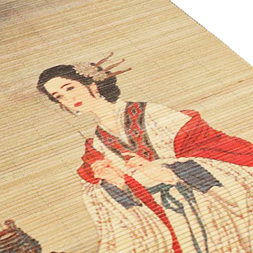 4 Pack Hanging Chinese Painting Wall Scroll for Chinese Room Decor (10 x 26 In)