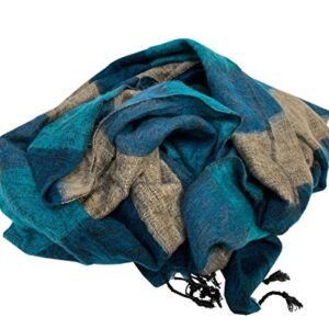 Extra Soft Yak Wool Blend Blanket/Throw - Made in Nepal Size 48" x 96"