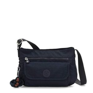 kipling womens women’s syro bag, organize accessories, surprisingly spacious, adjustable strap, nylon crossbody bag, true blue tonal, 12.25 l x 8.75 h 5 d us