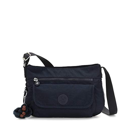 Kipling Womens Women's Syro Bag, Organize Accessories, Surprisingly Spacious, Adjustable Strap, Nylon Crossbody Bag, True Blue Tonal, 12.25 L x 8.75 H 5 D US