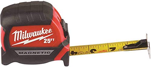 Milwaukee Tool 48-22-7125 Magnetic Tape Measure 25 ft x 1.83 Inch, 2 Pack