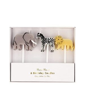 meri meri safari animal candles