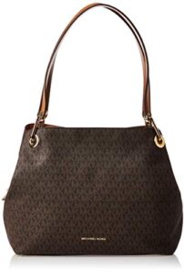 michael kors womens raven tote, brown (brown), 14×25.4×34.3 cm (w x h x l)