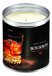 aunt sadies candles lou002 bourbon on the rocks, 12.5 ounces