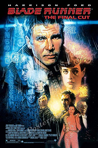 Posters USA Blade Runner Movie Poster GLOSSY FINISH - MOV045 (24" x 36" (61cm x 91.5cm))